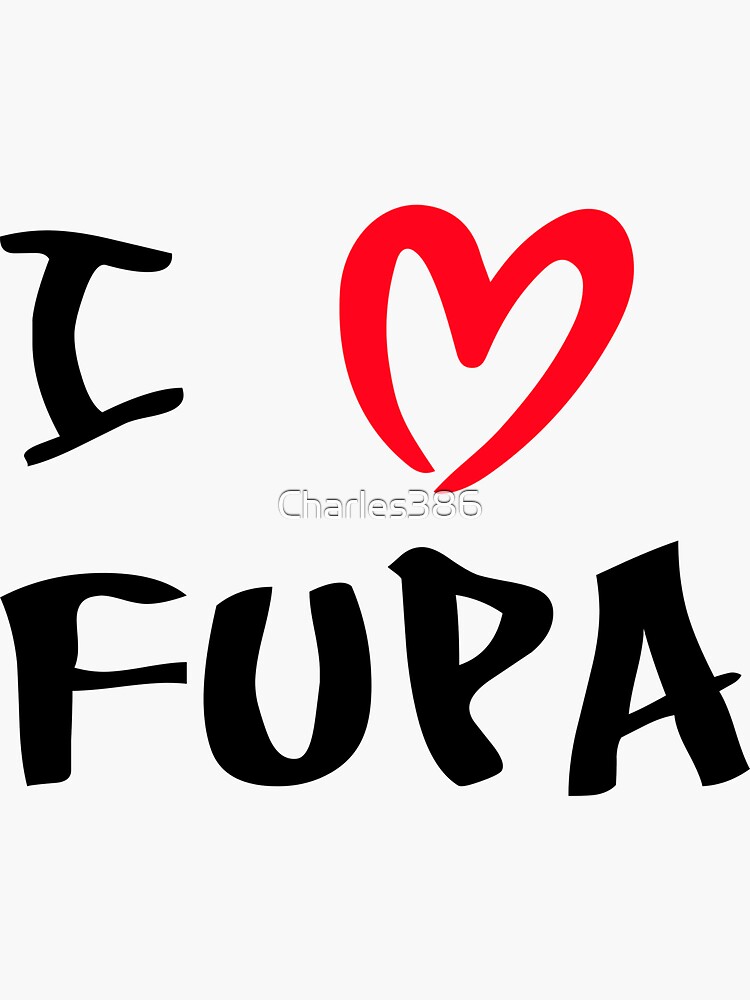 "Fupa" Sticker for Sale by Charles386 | Redbubble