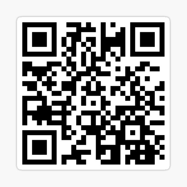 "The Simpsons Theme QR Code " Sticker by manu142 | Redbubble