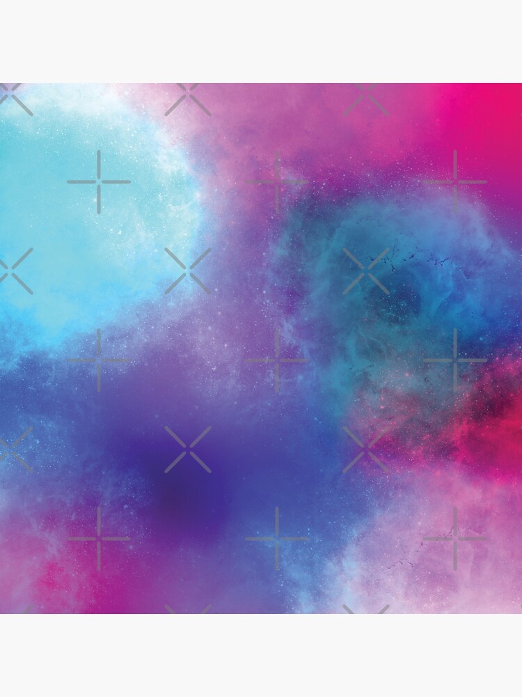 "Pink, Purple, Cyan and Blue Galaxy" Poster by MoClan-Graphics | Redbubble