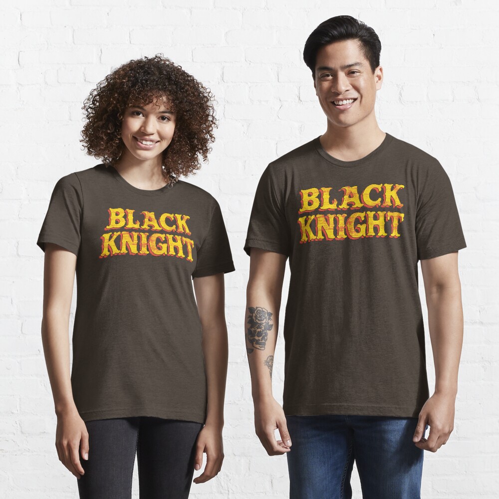 "Black Knight retro logo" T-shirt for Sale by misterpace | Redbubble ...