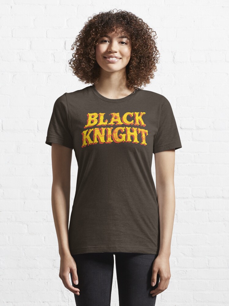 "Black Knight retro logo" T-shirt for Sale by misterpace | Redbubble ...