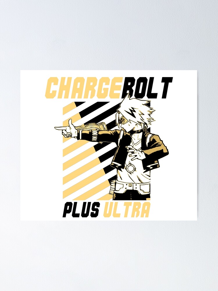 "Denki Kaminari (Charge Bolt)" Poster by Eznovax | Redbubble