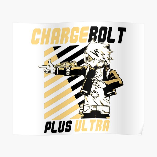 "Denki Kaminari (Charge Bolt)" Poster by Eznovax | Redbubble