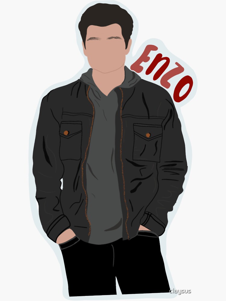 "Enzo" Sticker for Sale by claysus | Redbubble
