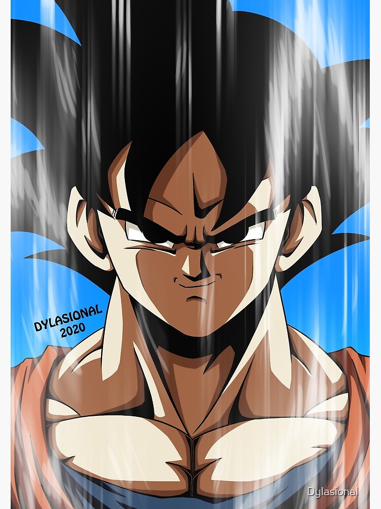 "Goku Base Form (Version 1)" Photographic Print by Dylasional | Redbubble