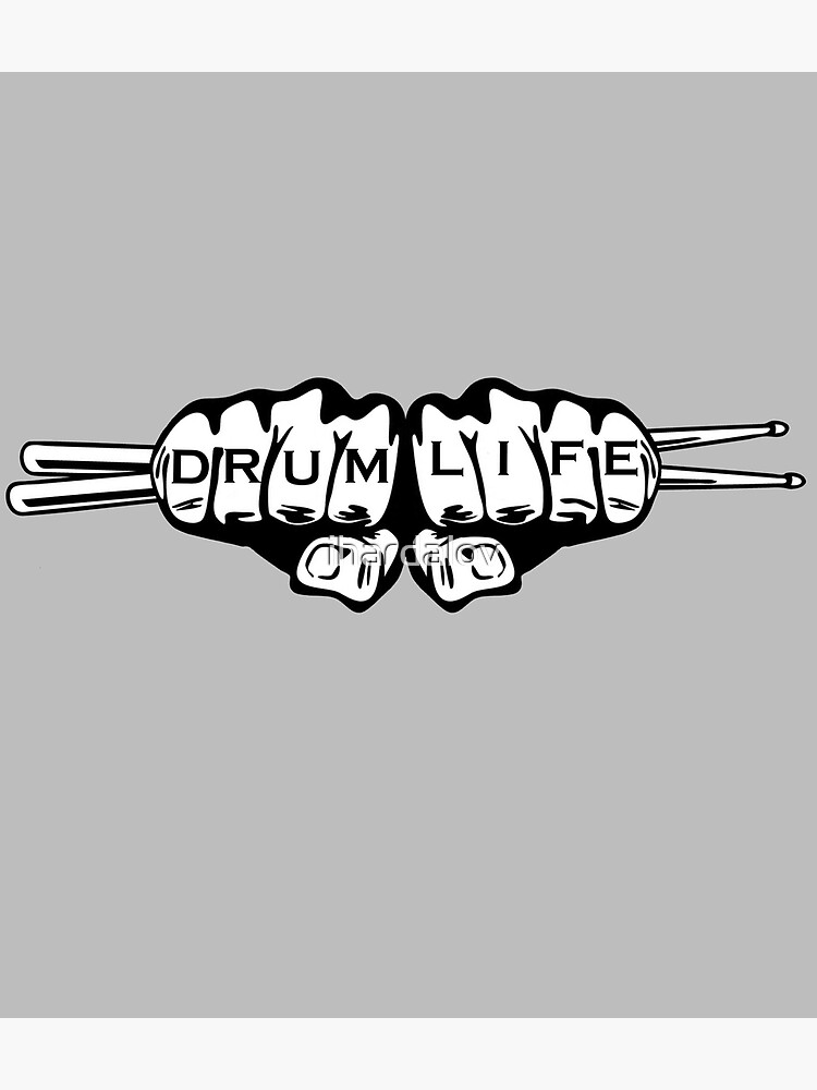 "Drum Life Drummer Design" Poster for Sale by ihardalov | Redbubble