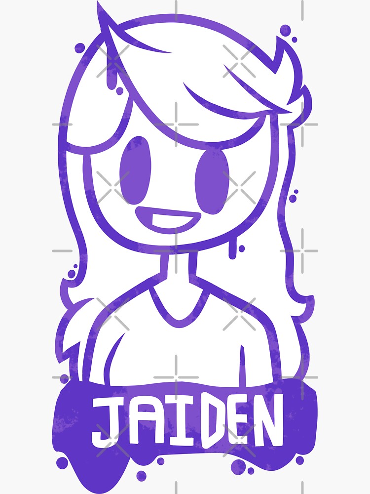 "Jaiden Animations Graffiti" Sticker by M106 | Redbubble
