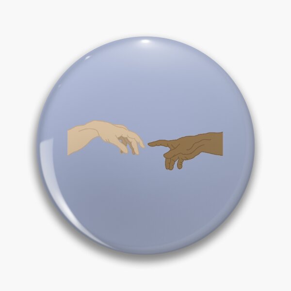 "touching hands aesthetic sticker" Pin for Sale by sammysword | Redbubble