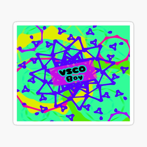 "VSCO Boy" Sticker by kestrada2906 | Redbubble