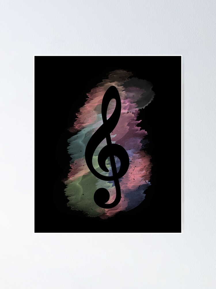 "Clef treble clef" Poster by Onair555 | Redbubble