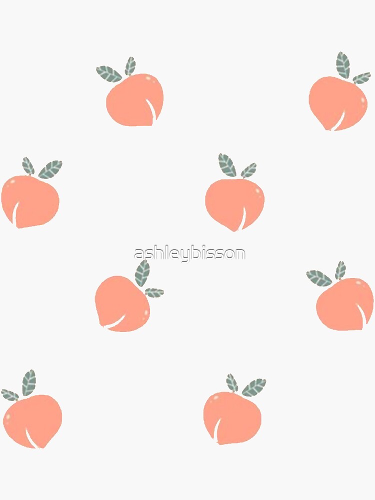 "Peach Pack" Sticker for Sale by ashleybisson | Redbubble