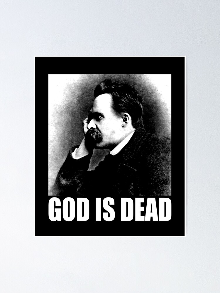 "Friedrich Nietzsche | God is Dead | Philosophie Gott ist tot" Poster ...