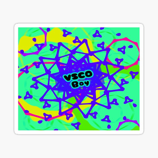 "VSCO Boy" Sticker by kestrada2906 | Redbubble