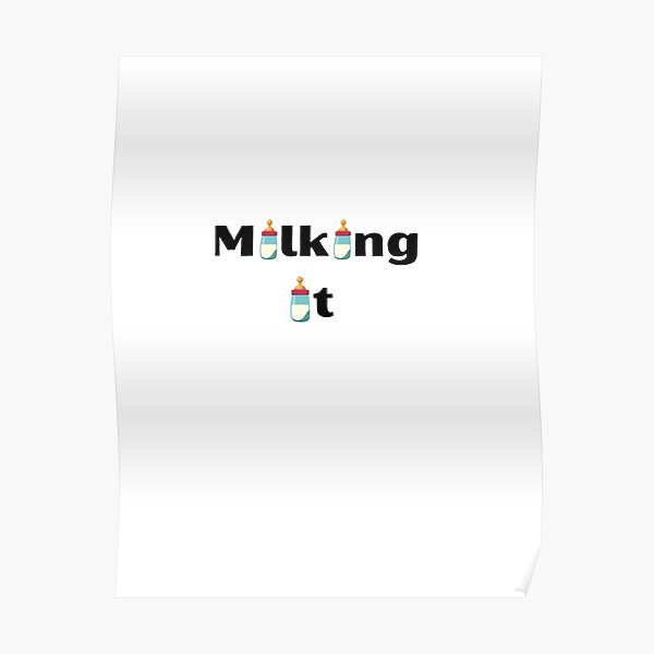 Póster «Ordeñando gráfico» de trasylol | Redbubble