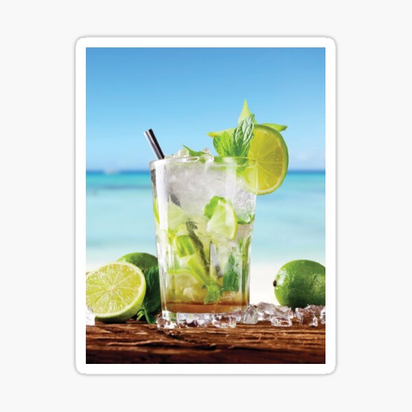 "SUMMER MOJITO COCKTAIL" Sticker by Geek-lab | Redbubble