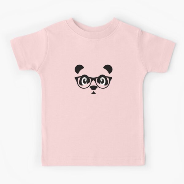 "Cute nerd panda" Kids T-Shirt for Sale by Cheesybee | Redbubble