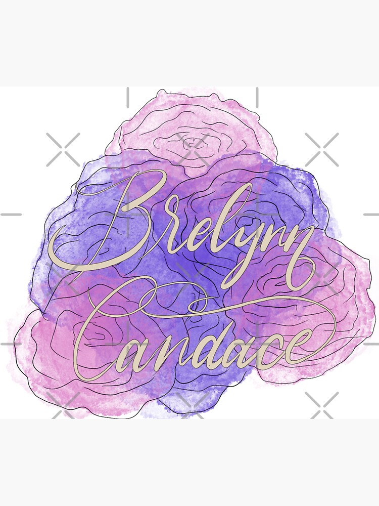 "Name logo" Sticker by iammarissadudes | Redbubble