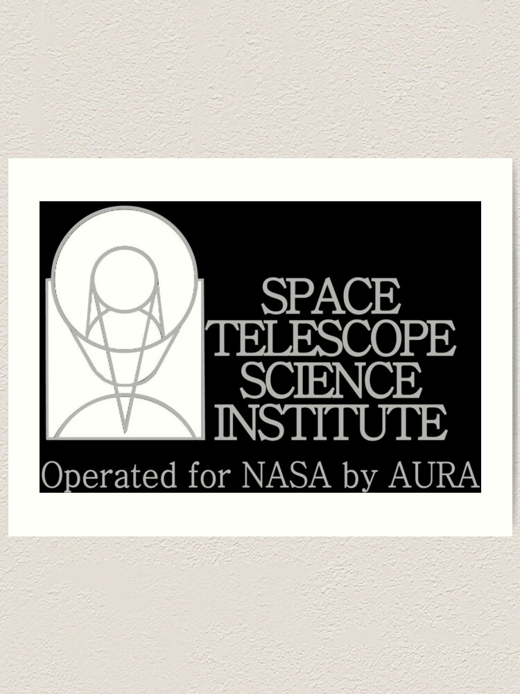 "STSCI Logo for Dark Colors" Art Print for Sale by Spacestuffplus ...