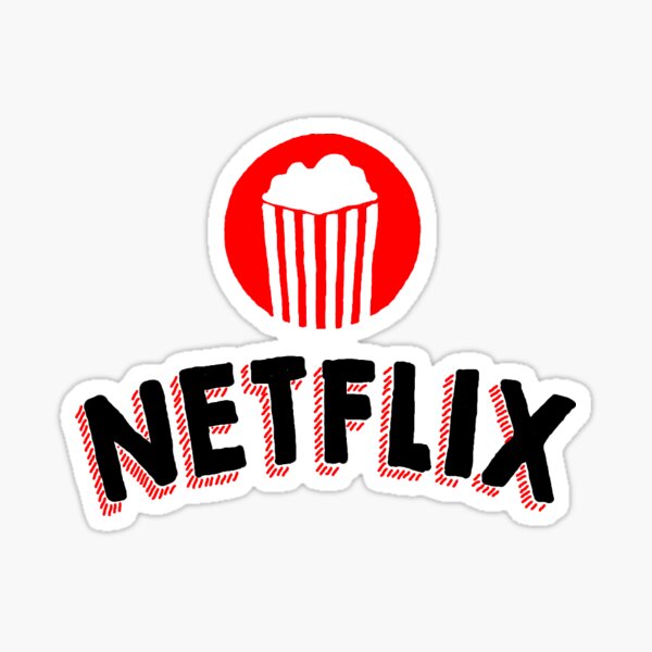 "Netflix Logo" Sticker for Sale by nikiii122 | Redbubble