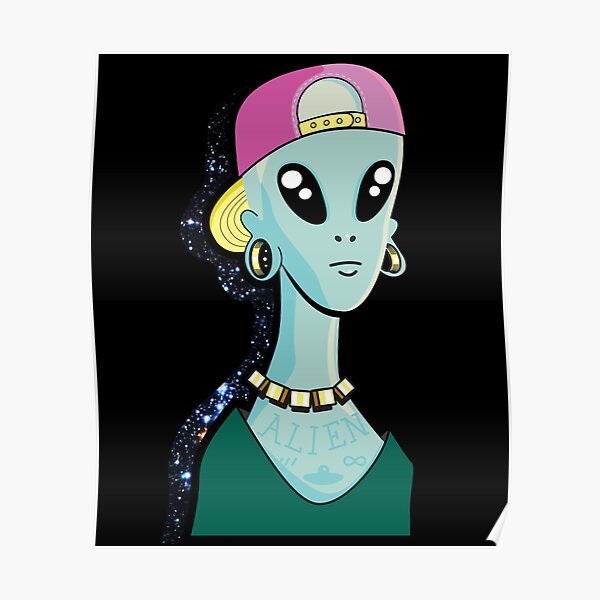 "Alien Gangster " Poster by kobby-mendez | Redbubble