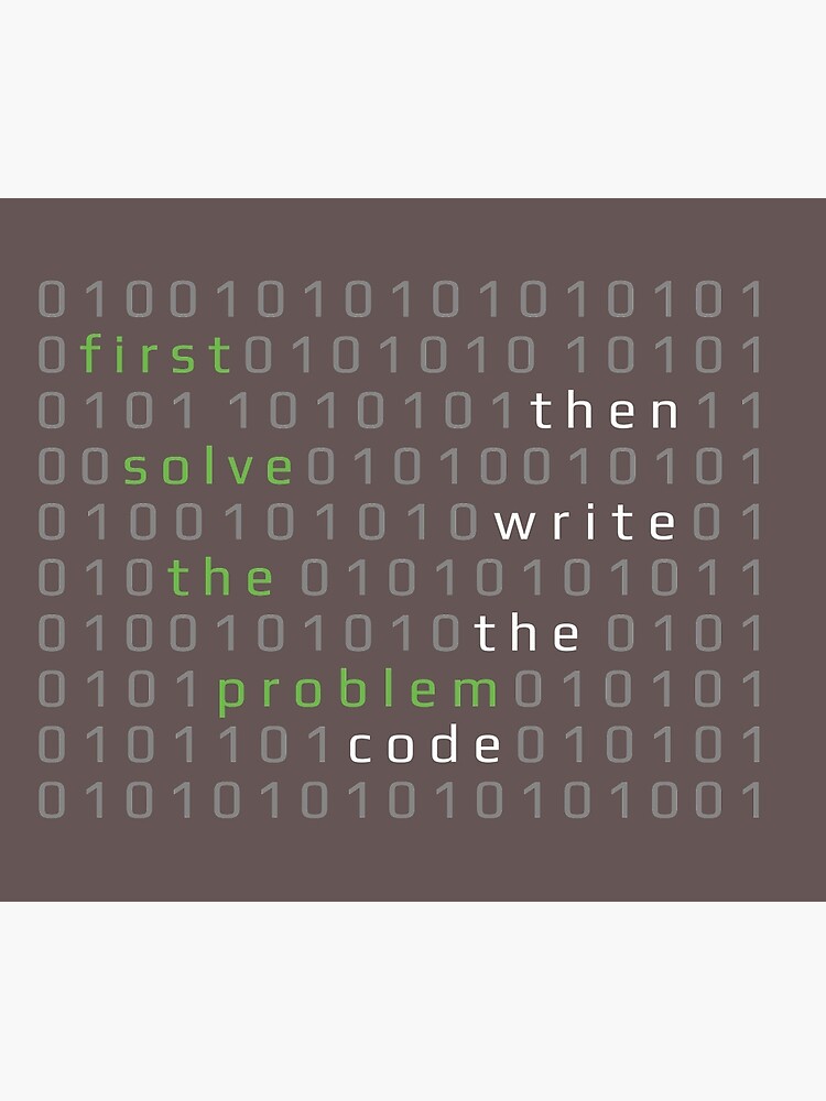 "First solve the problem. Then write the code" Travel Coffee Mug for ...