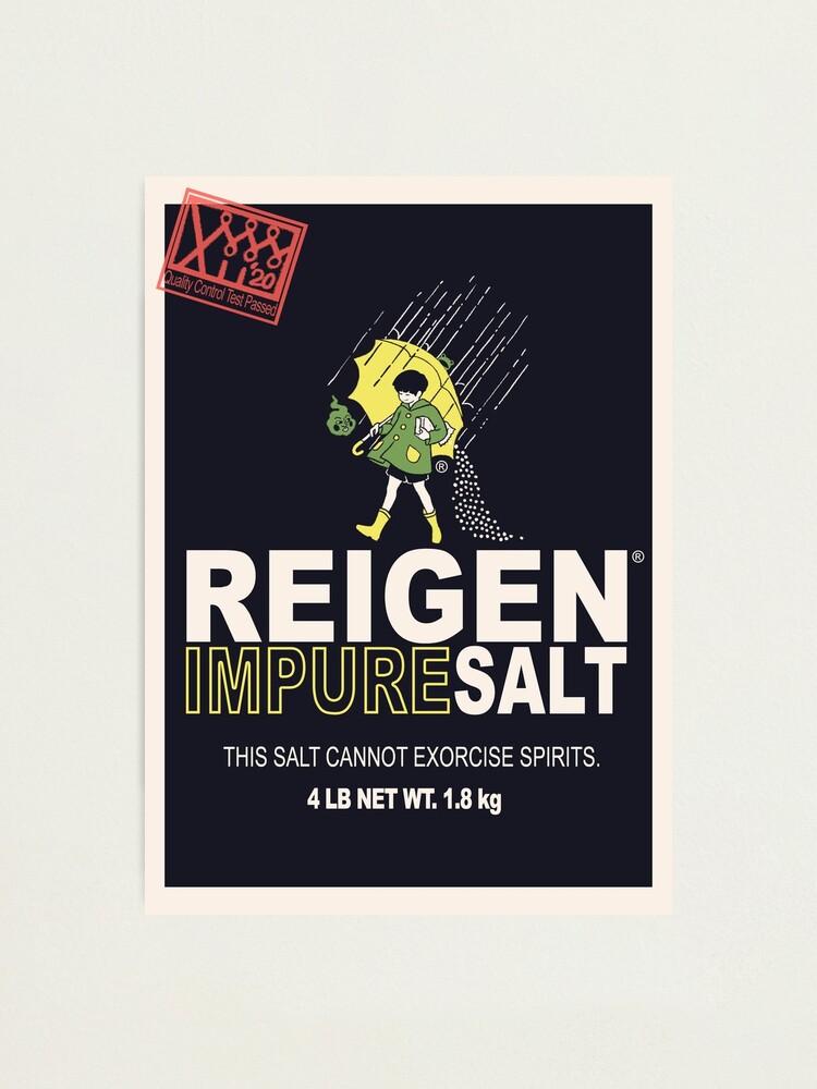 "Reigen's Impure Salt" Photographic Print for Sale by Antilogist ...