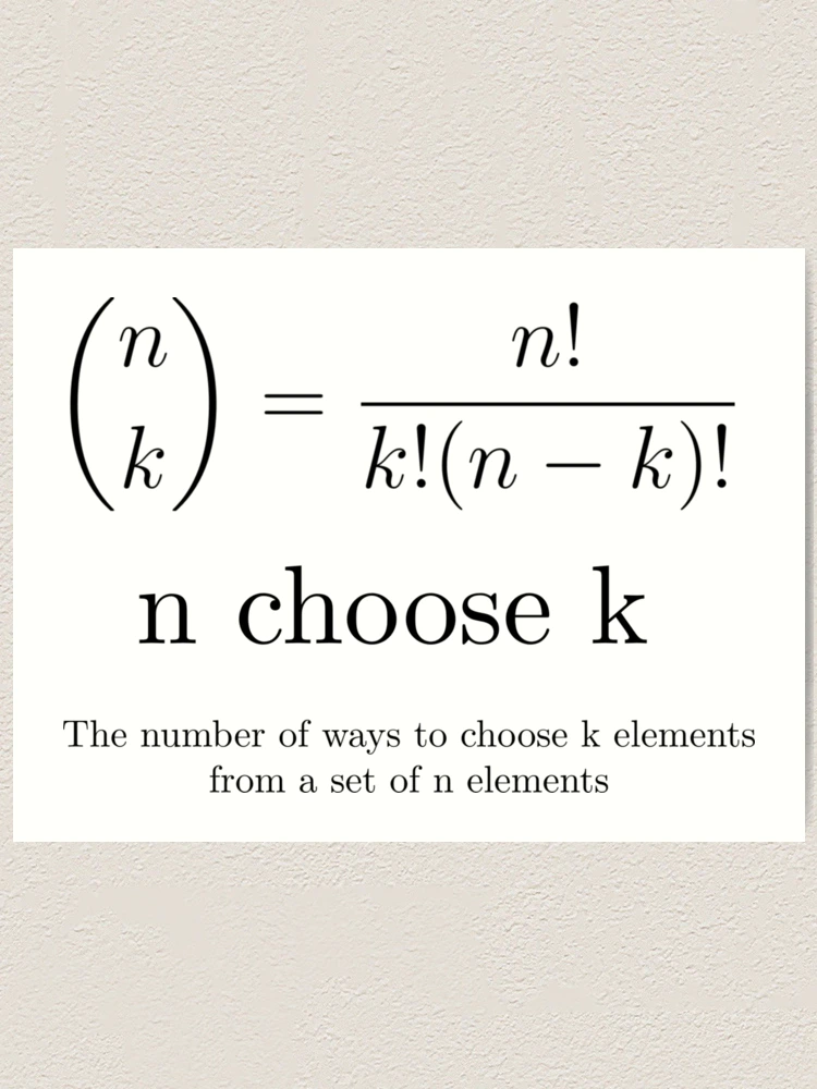 N Choose K PDF) THE BINOMIAL COEFFICIENT C(n, X) FOR ARBITRARY X