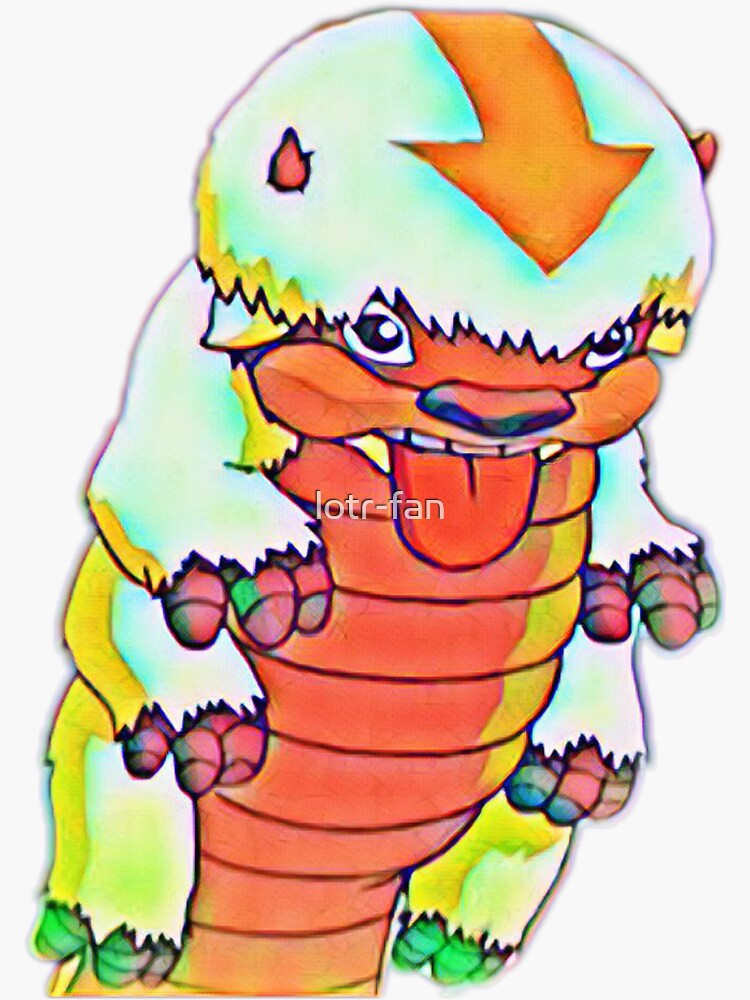 "Avatar TLA: Appa" Sticker for Sale by lotr-fan | Redbubble