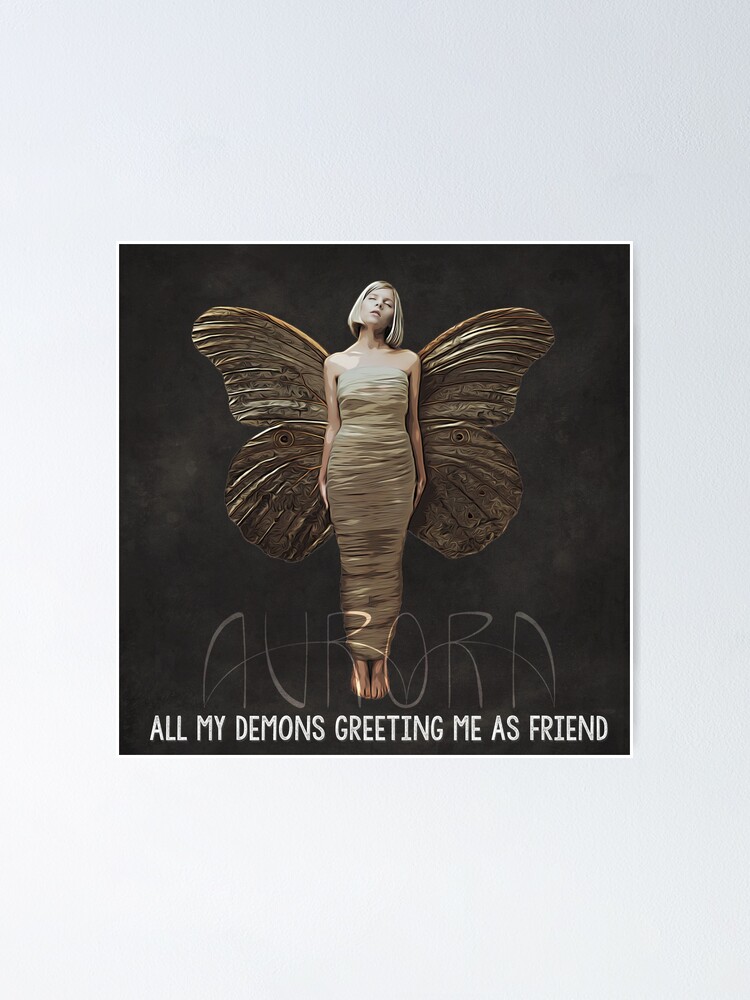 "All My Demons" Poster for Sale by isaacfigalf07 | Redbubble