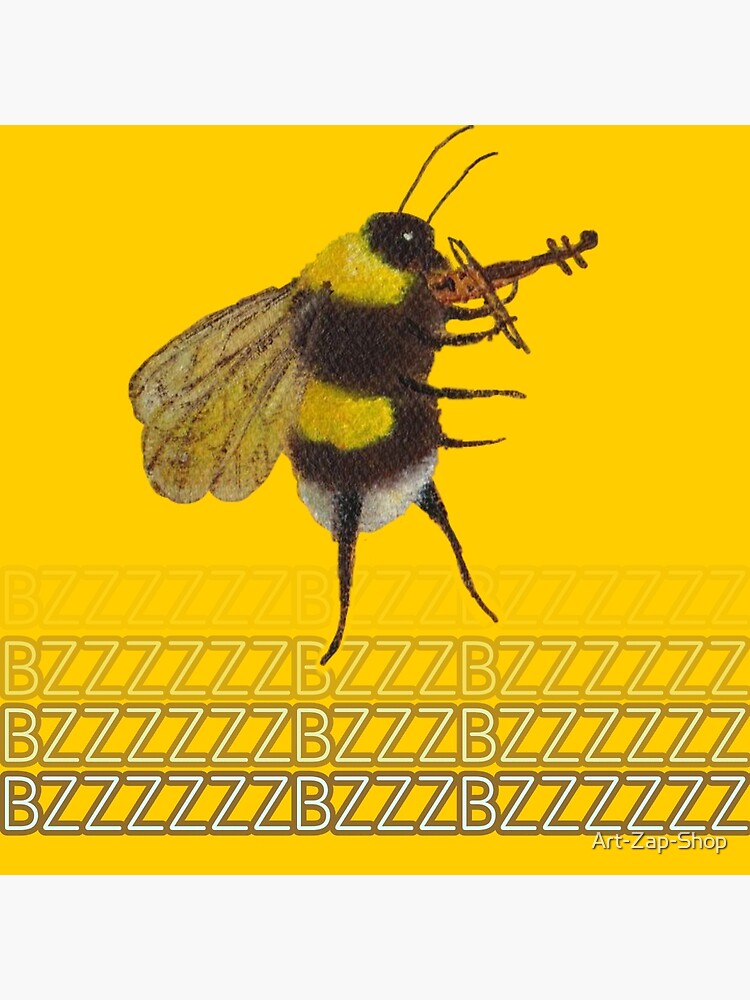 "Bee Playing Violin Bzzzzz" Photographic Print for Sale by Art-Zap-Shop ...