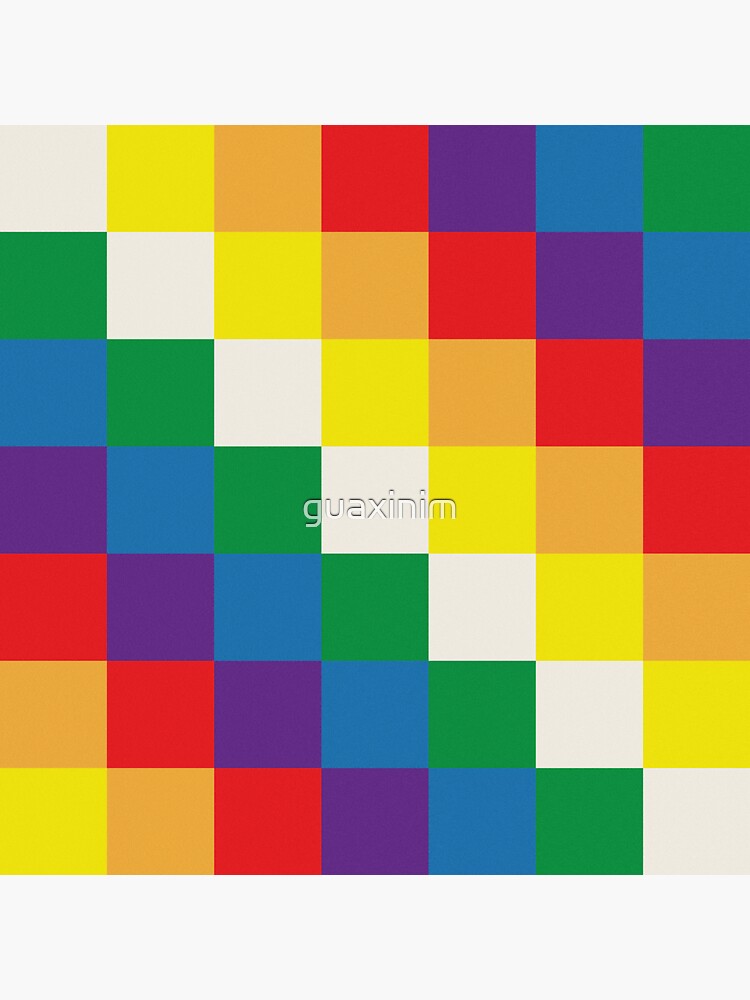 "Wiphala" Sticker by guaxinim | Redbubble