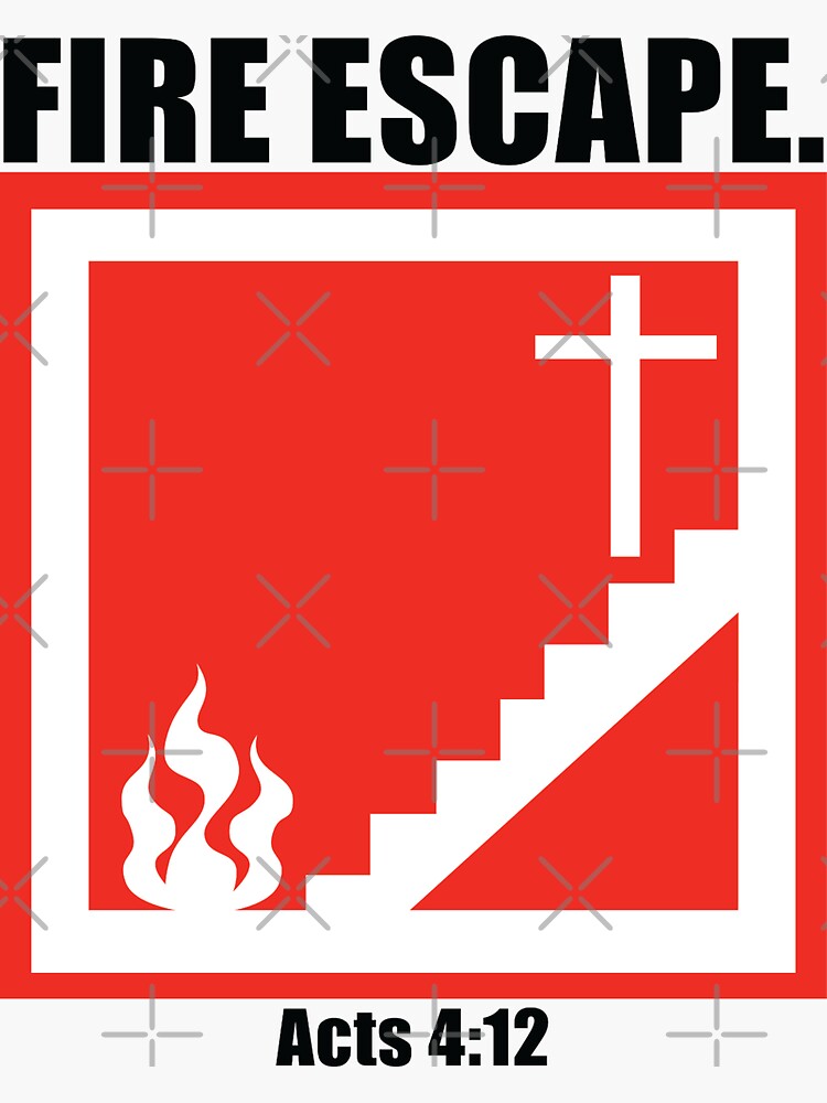 "Fire Escape" Sticker for Sale by supernate77 | Redbubble