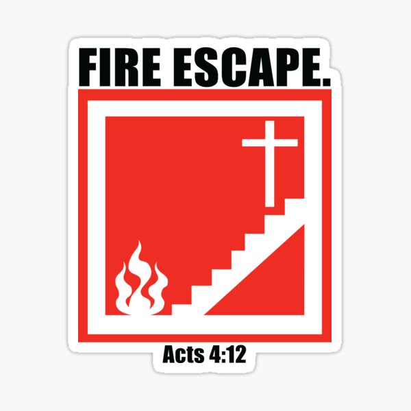 "Fire Escape" Sticker for Sale by supernate77 | Redbubble