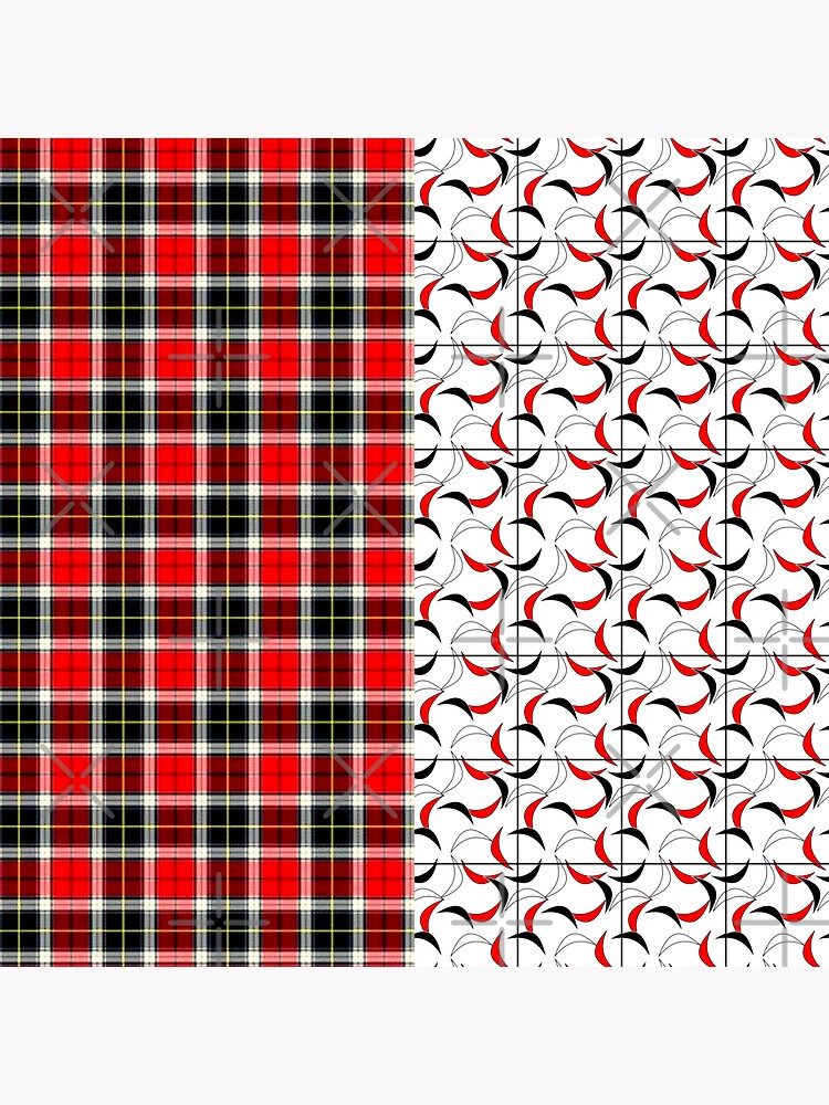 "Square and Curvy Shape Patterns" Sticker for Sale by chamm2k18 | Redbubble