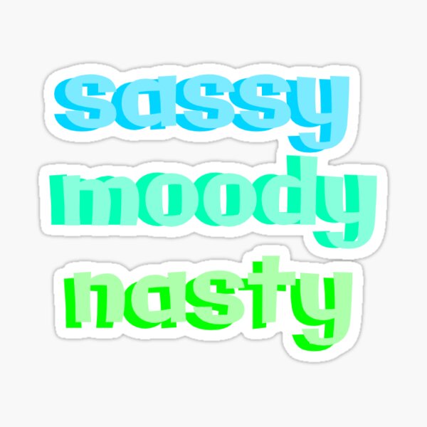 "blue and green tik tok sticker" Sticker by lilacstickerss | Redbubble