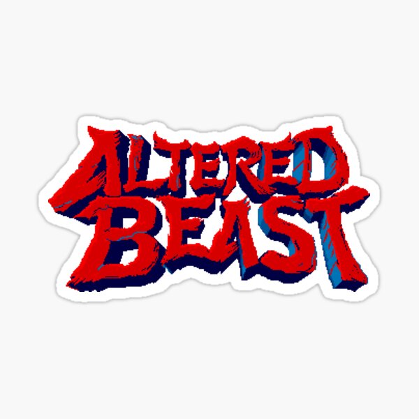 "Altered Beast 1" Sticker for Sale by atteoM | Redbubble