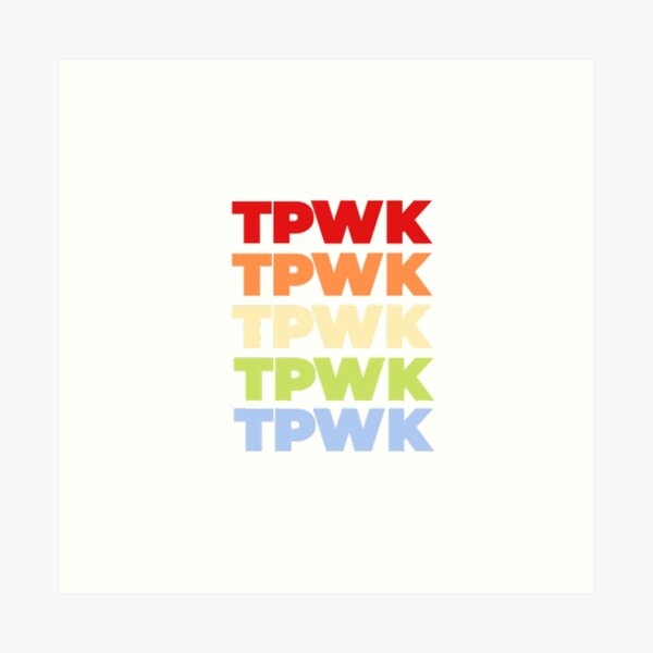 "tpwk rainbow harry styles sticker" Art Print by tpwkbruh | Redbubble