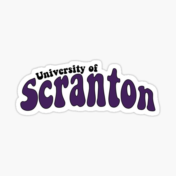 "University of Scranton - Groovy 3" Sticker for Sale by taylorr-made ...