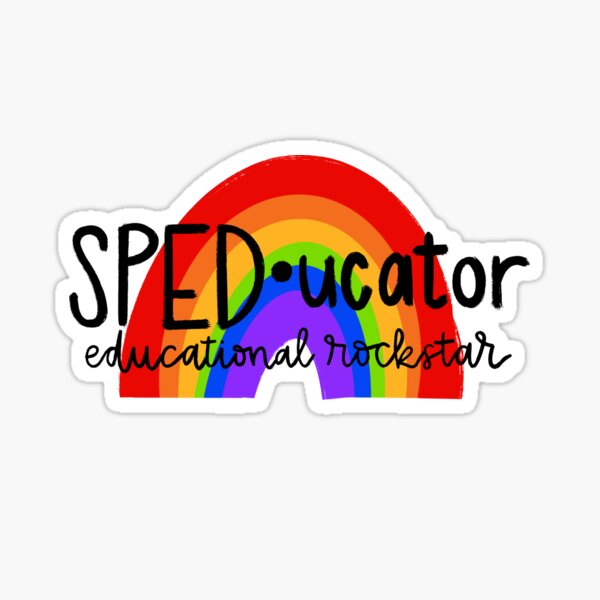 "Special Educator Speducator" Sticker for Sale by eled-espresso | Redbubble