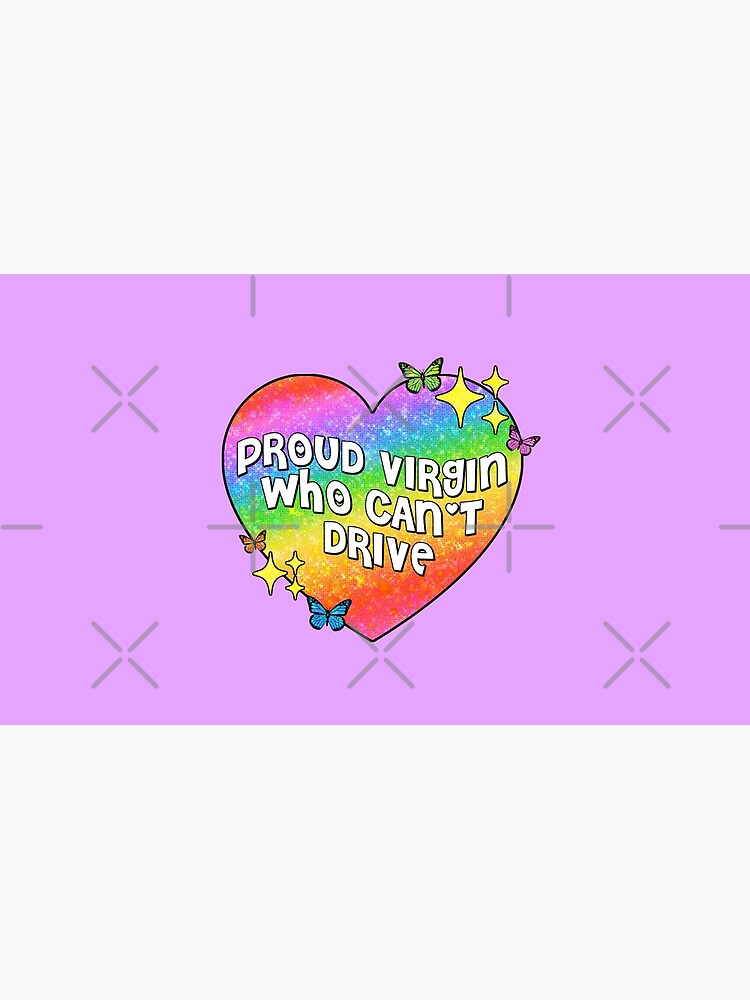 "proud virgin who can't drive" Coffee Mug for Sale by discostickers ...