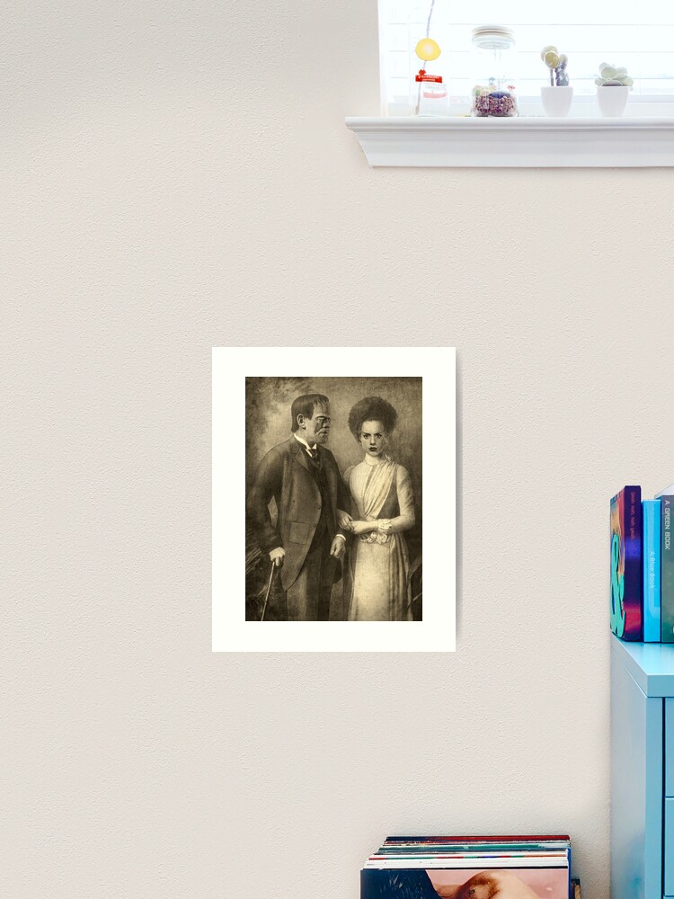 "Mr. and Mrs. Frankenstein " Art Print for Sale by Terry Fan | Redbubble