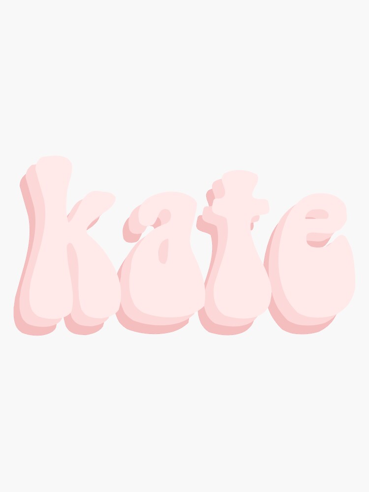 "Kate" Sticker for Sale by emmakate2044 | Redbubble