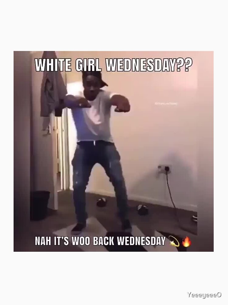 "Woo Back Wednesday" Essential T-Shirt for Sale by Yeeeyeee0 | Redbubble