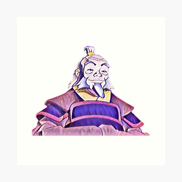 "Avatar TLA: Iroh Smile" Art Print for Sale by lotr-fan | Redbubble