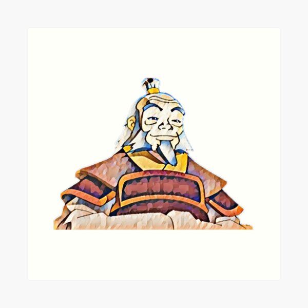 "Avatar TLA: Iroh Smile" Art Print by lotr-fan | Redbubble