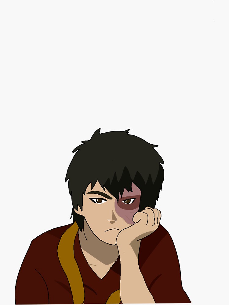 "Grumpy zuko" Sticker for Sale by themoonartist | Redbubble