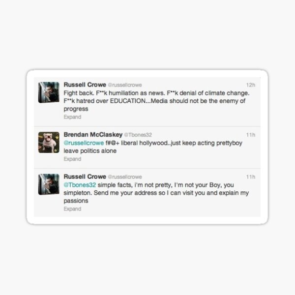 "Send me your address so I can visit you and explain my passions ...