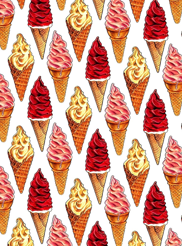 "Ice Cream Pattern" by Kelly Gilleran | Redbubble