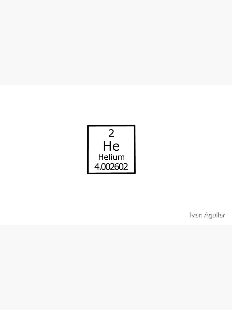 "Helium Element" Poster by ivan4949 | Redbubble