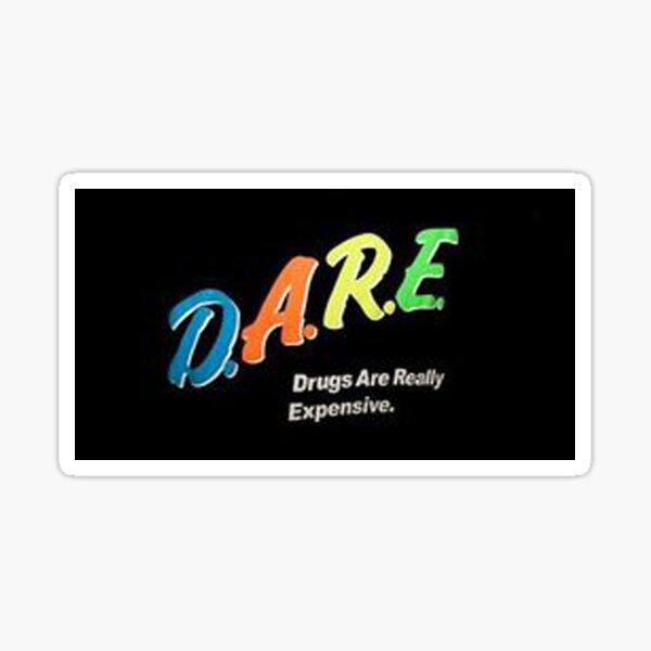 "DARE meme" Sticker by rharker09 | Redbubble
